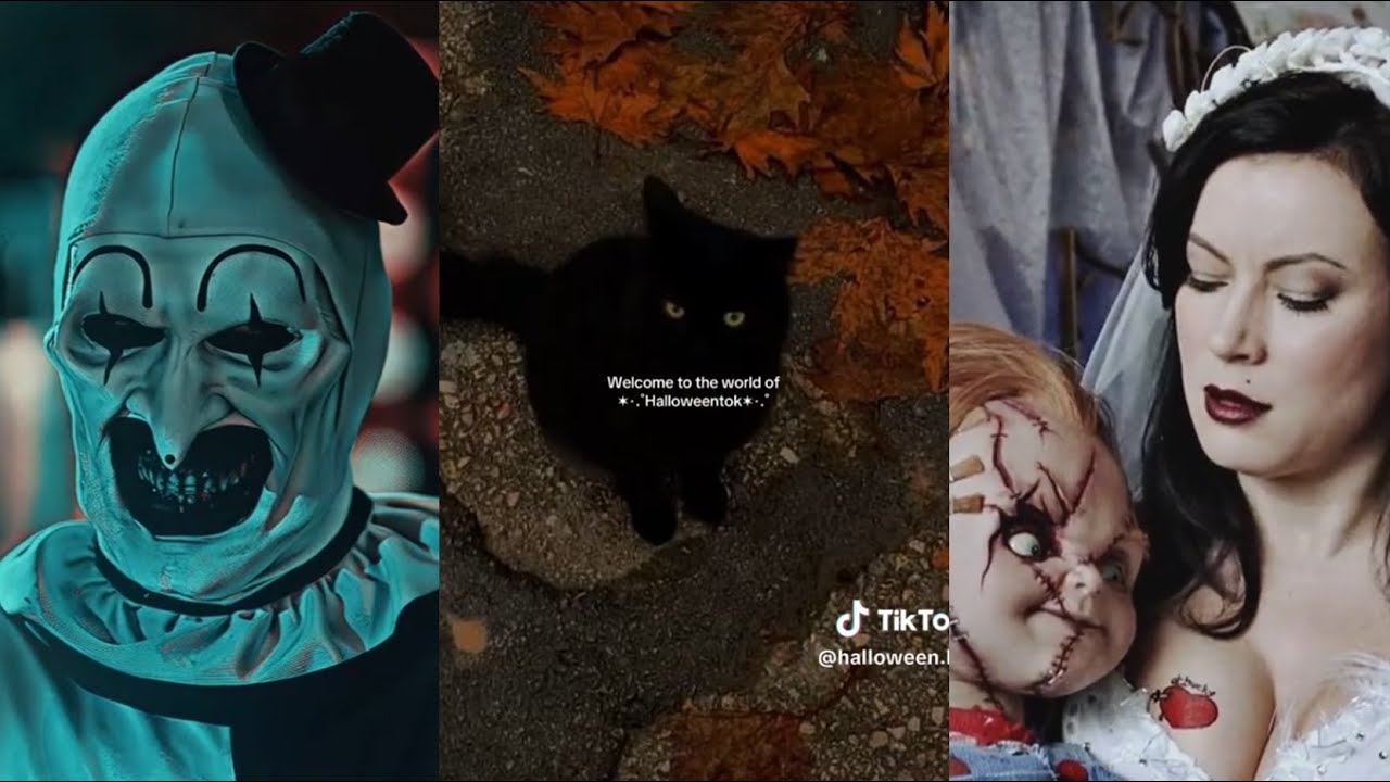 Horror/Halloween tiktok edits because its summerween - YouTube