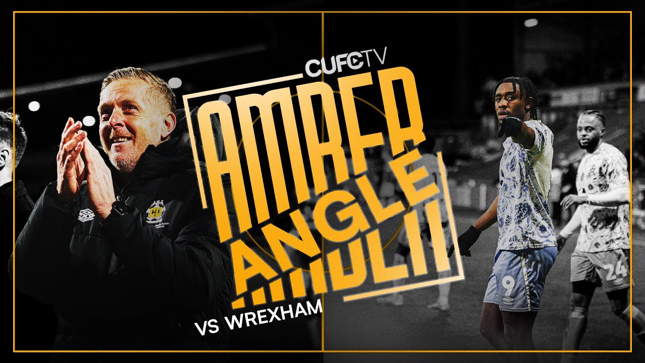AMBER ANGLE 💛🎬 Wrexham 2-2 Cambridge United - YouTube