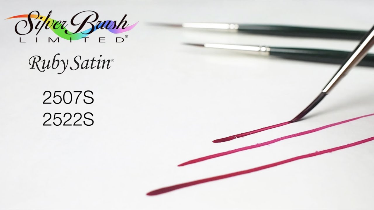 2507S/2522S Ruby Satin® Script and Monogram Liners - By Silver Brush ...