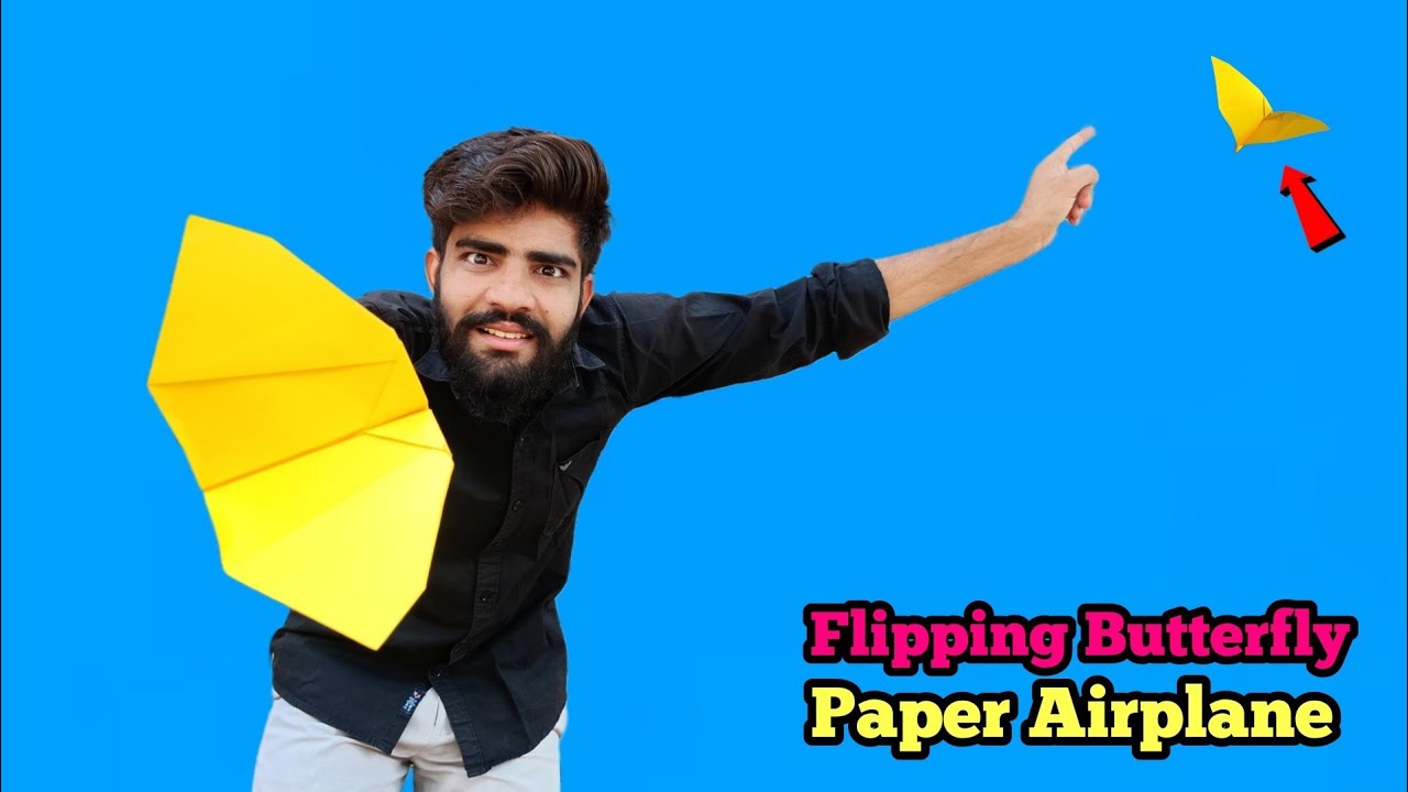 How To Make Paper Butterfly 🦋🚀 | Awesome Paper Flying Bird | How To ...