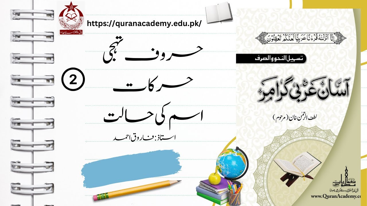 02 hurfe tahaji hurkaat isim ki halat - YouTube