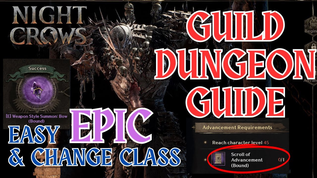 NIGHT CROWS Guild Dungeon Guide - Dito ka sureball magkaka EPIC! - YouTube