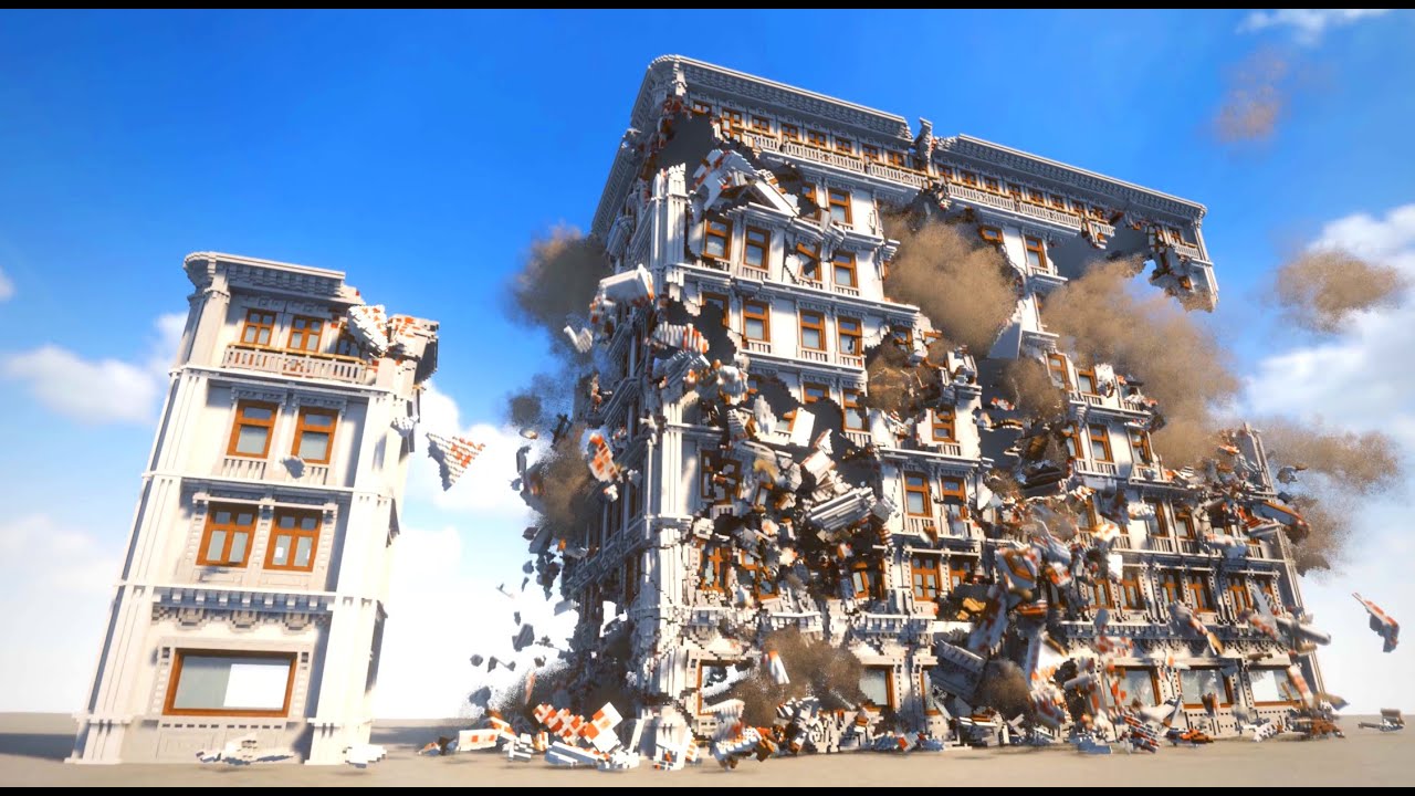 Earthquake simulation in Teardown #2 - YouTube