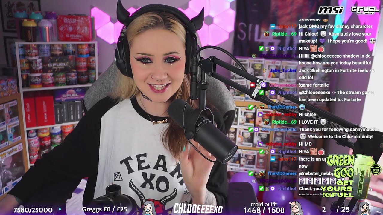 Chlooeeeexo 21 month Stream Time Lapse - YouTube