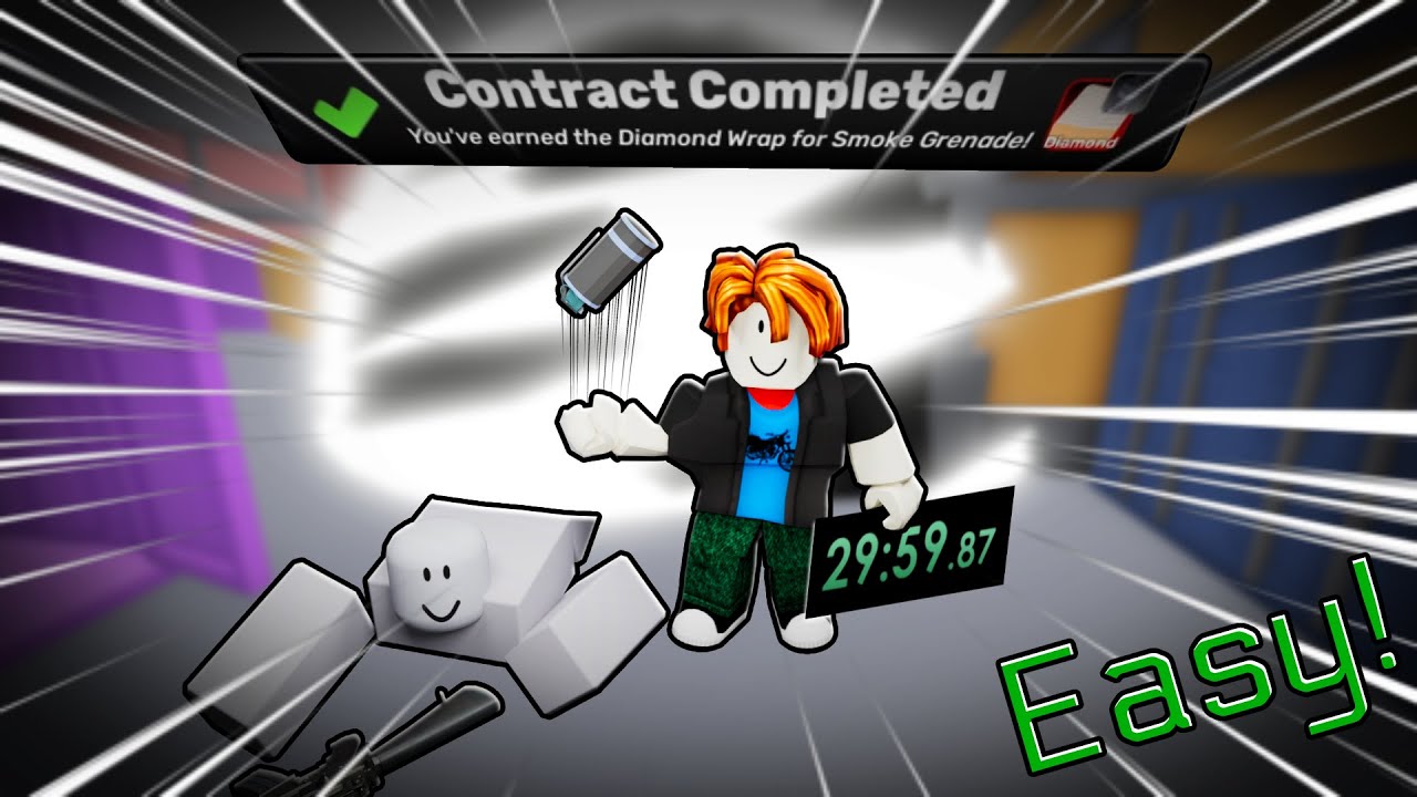 Getting the EASIEST DIAMOND WRAP in rivals {Smoke Grenade} - YouTube