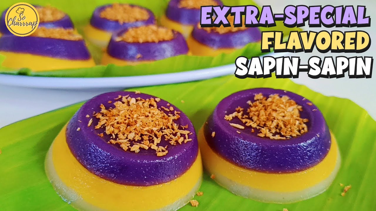 EXTRA SPECIAL SAPIN-SAPIN RECIPE/FLAVORED SAPIN-SAPIN (UBE, LANGKA ...