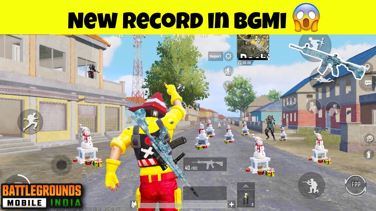 I Made a New Record With M416 Glacier In Battlegrounds Mobile India 😱 ...