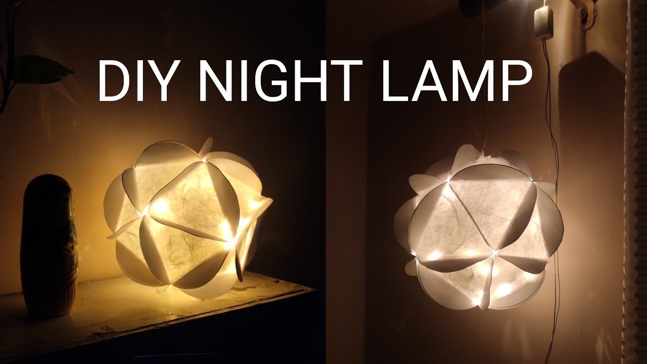 DIY Room Decor Lamp || DIY paper craft - YouTube