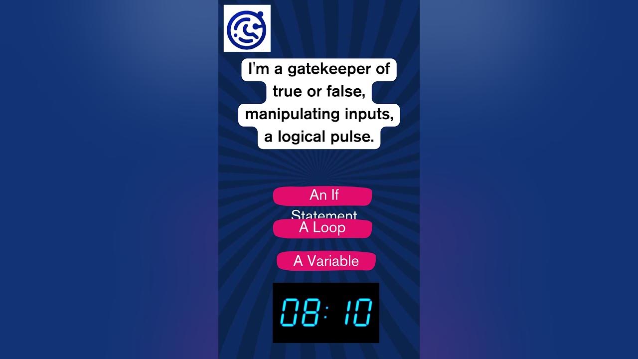 Puzzle Of Logic Code Programminglanguage Quiz Programmingquiz Ai Letscode Codeing Youtube