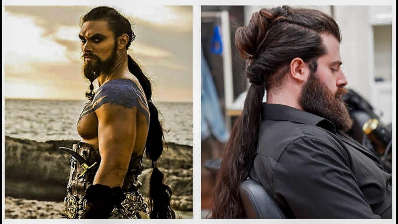 Khal Drogo Hairstyle Tutorial - How To Style Your Hair Like a Dothraki ...