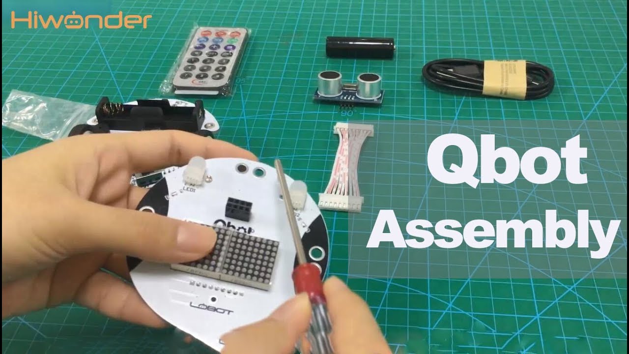 How to assemble Qbot | Hiwonder Robot - YouTube