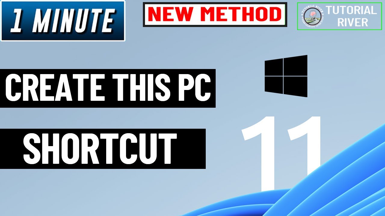 How to create This PC shortcut on Windows 11 ( Step-by-Step ) - YouTube