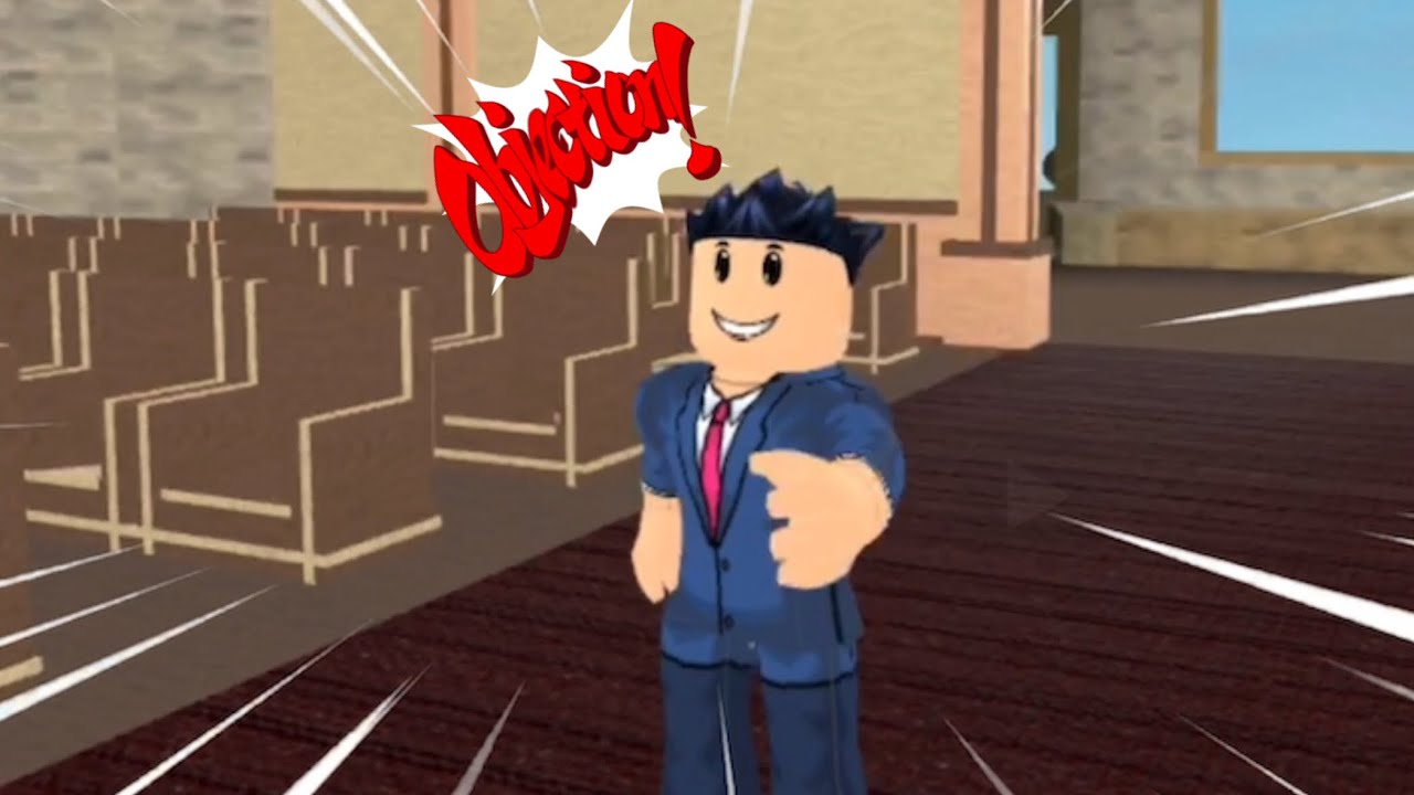 If ace attorney was in roblox! - YouTube
