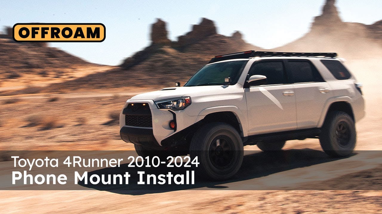 Toyota 4Runner 2010-2024 Phone Mount Install - made by OFFROAM - YouTube