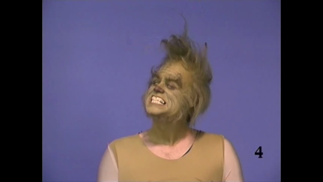 'DR SEUSS' HOW THE GRINCH STOLE CHRISTMAS' (2000) Makeup Application ...