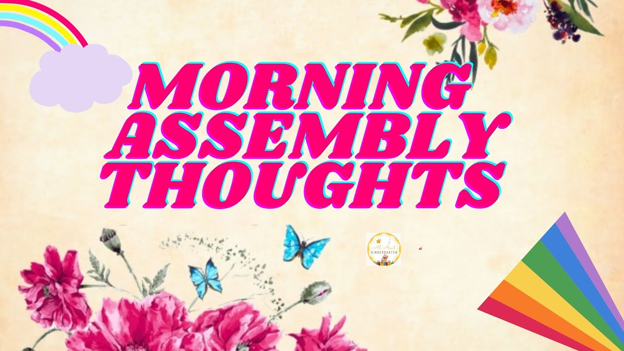 Morning Assembly Thoughts//With All About Kindergarten - YouTube