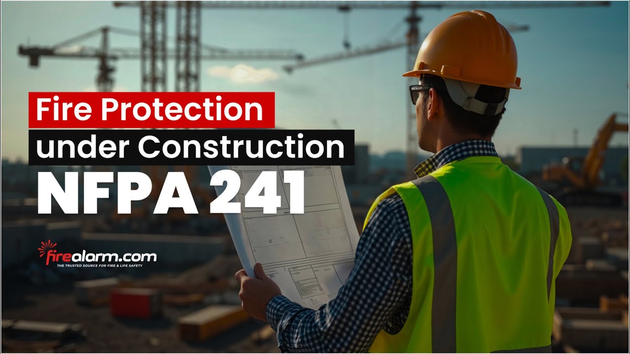 Fire Protection Under Construction NFPA 241 - YouTube