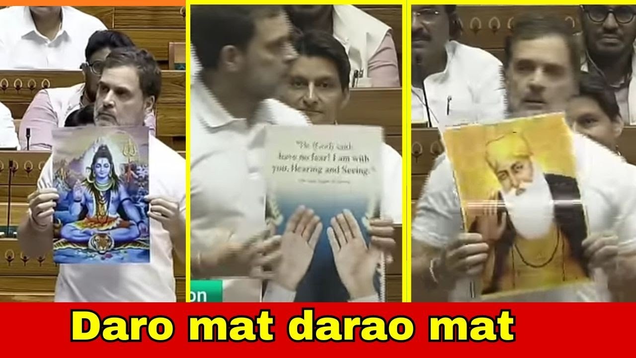 Daro Mat Darao Mat shows AbhayMudra, talks about non-violence and dig ...