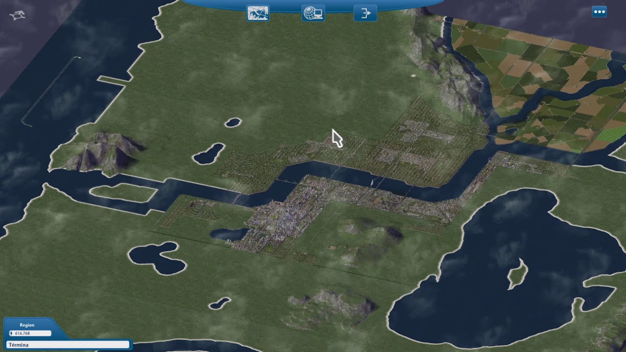 SimCity 4 - Military base and homes for the sims - YouTube