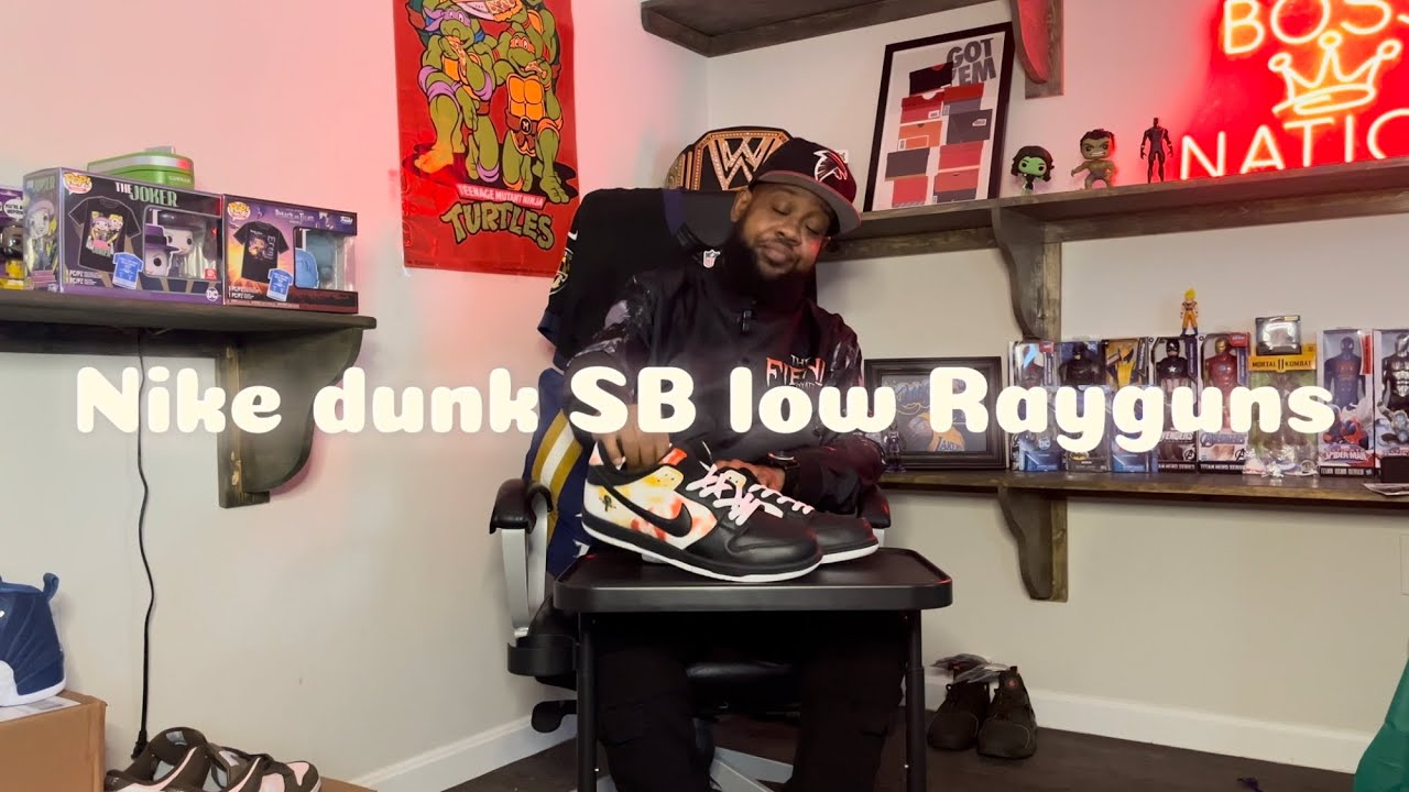 Who remembers when these came out?? Nike dunk SB low Rayguns - YouTube