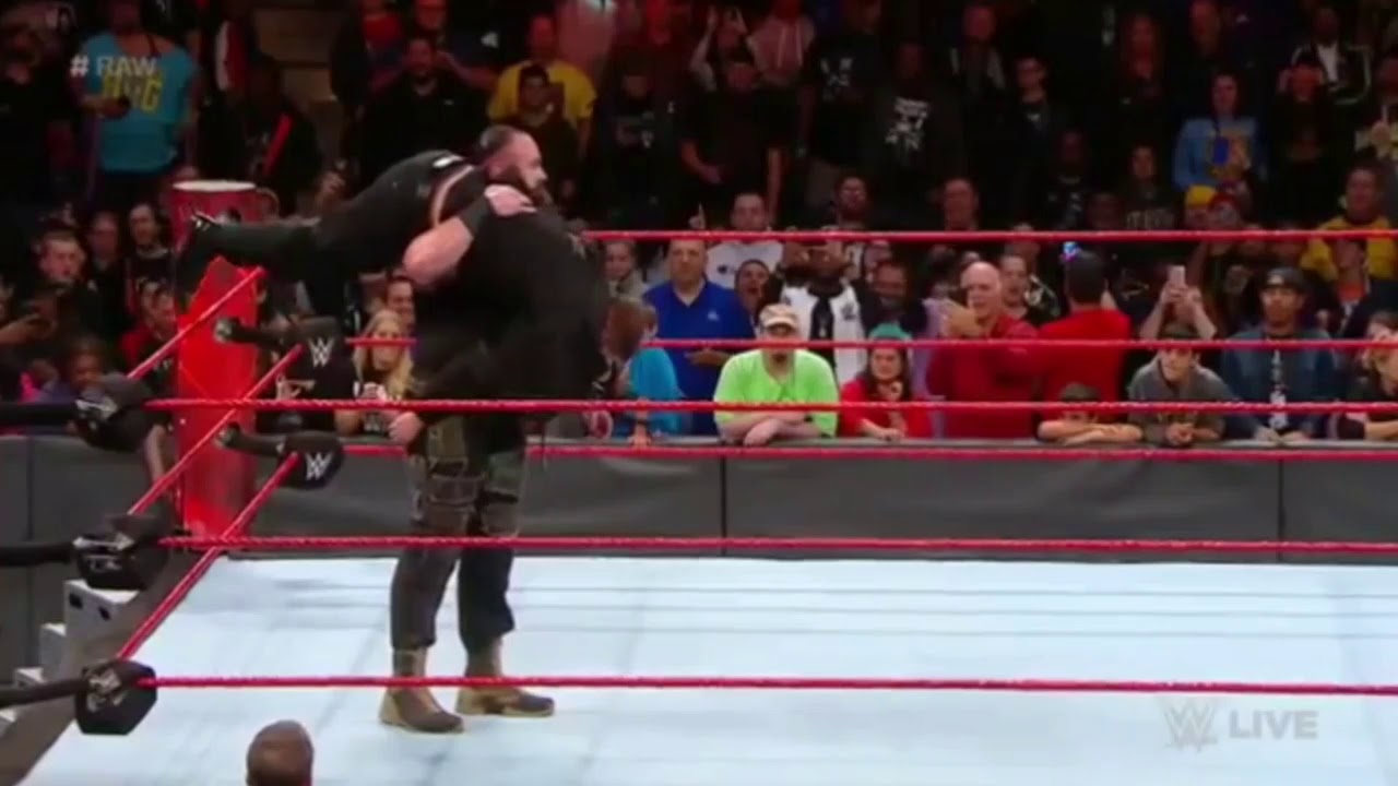 Braun Strowman Running Power Slam Compilation - YouTube