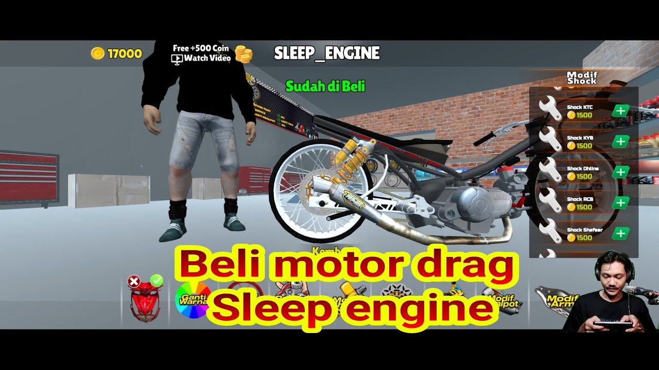 Herex simulator Indonesia beli motor drag sleep engine melibas semua ...