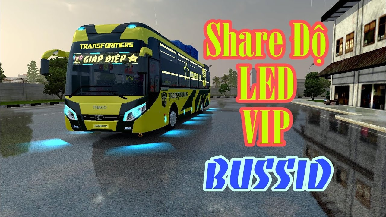 Share Fix Led, đèn xe Thaco 2018 Online mới Bussid 3.7.1 - YouTube