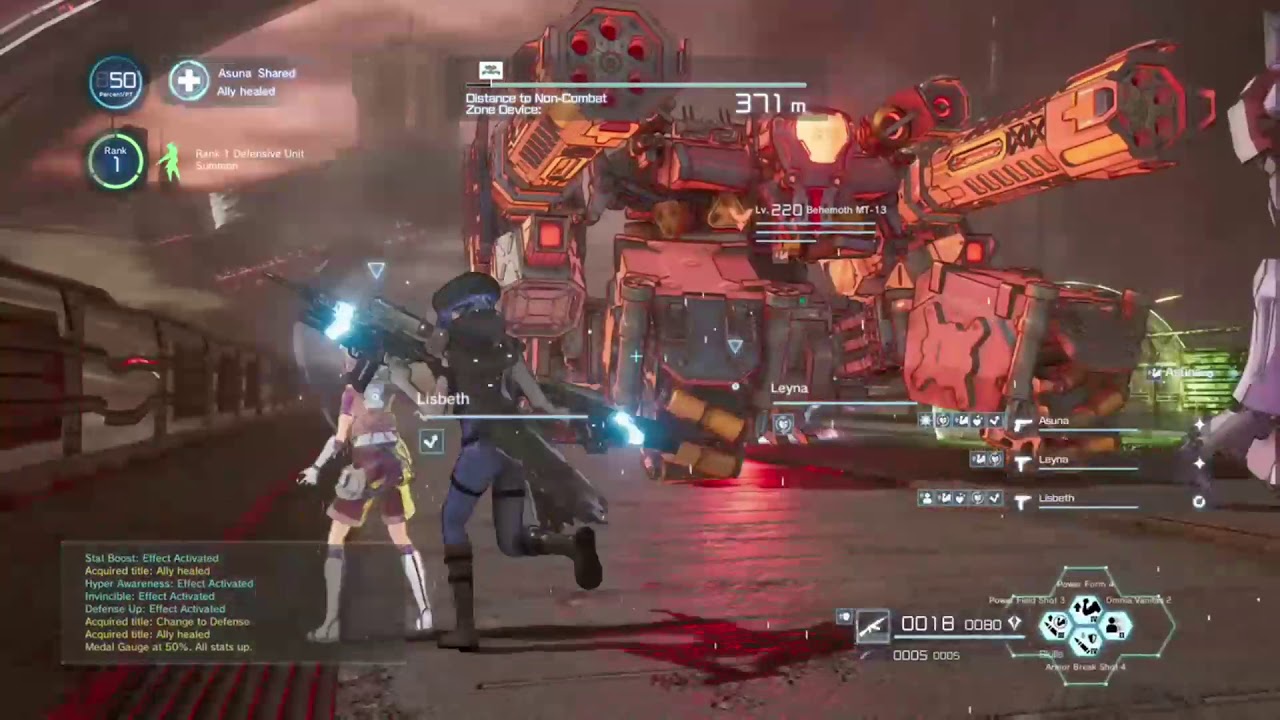 Sword art online fatal bullet - amr grim reaper and ar ninja 3 ...