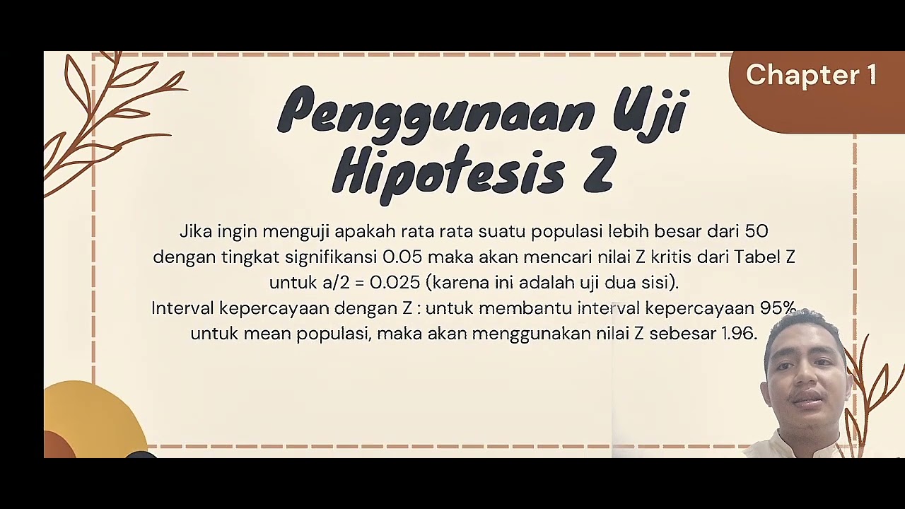 Distribusi Z, Tabel Z dan Tabel T (Statistika) - YouTube