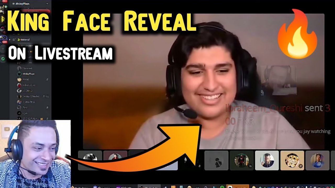 King Face Reveal On @MrJayPlays Live Stream | Diablo King - YouTube