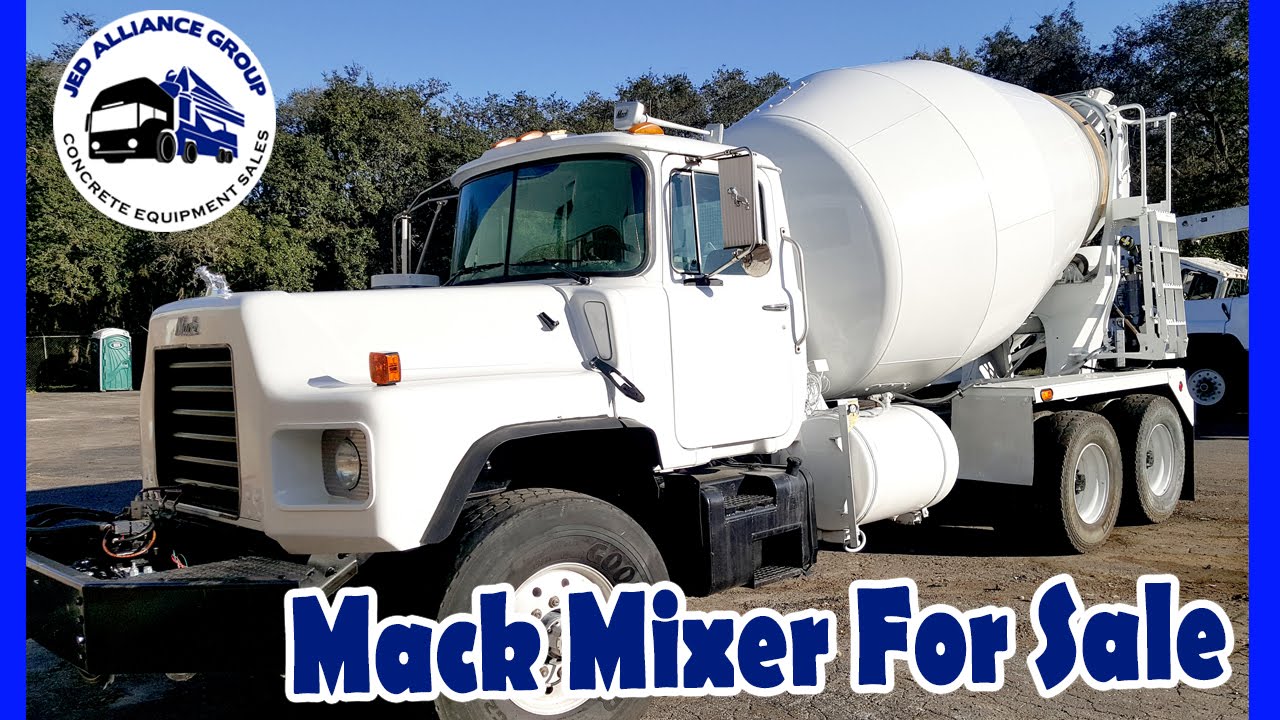 2004 Mack DM690S mixer truck #9530 - YouTube