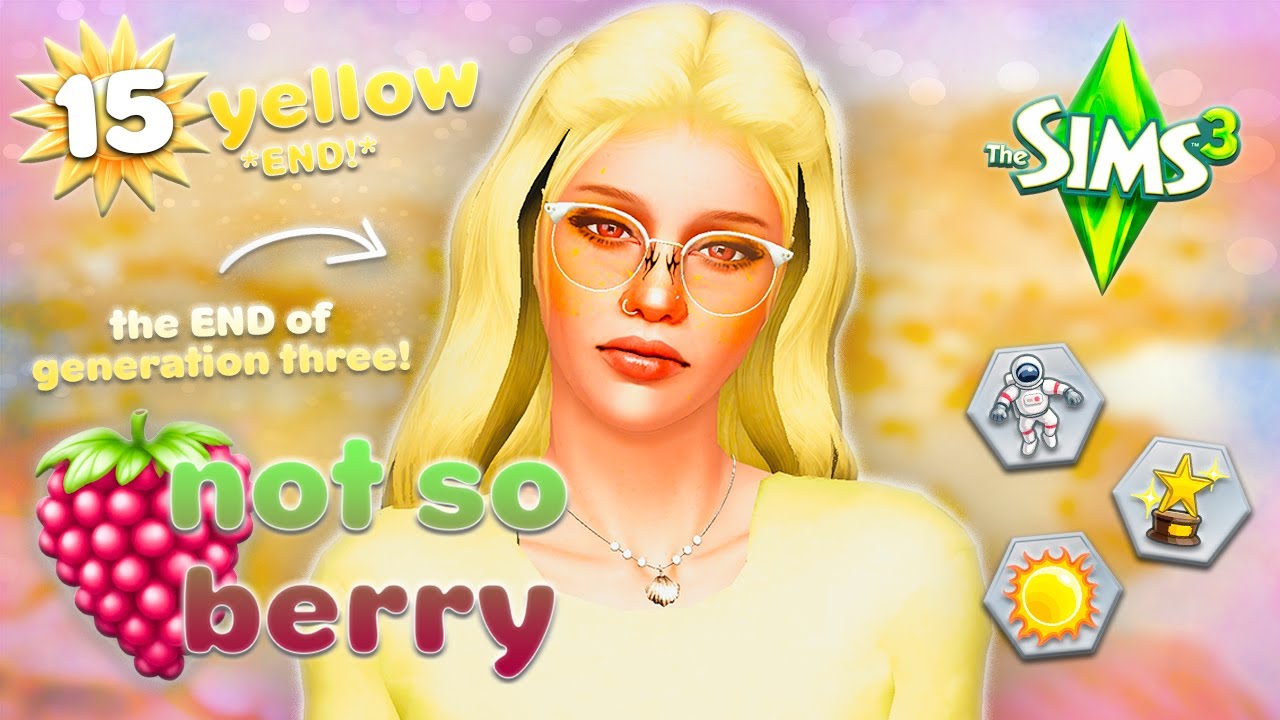 *END!* yellow generation is done!! 💛 | yellow #15 | the sims 3: not so ...