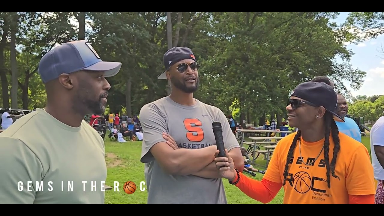 John Wallace & Chauncey Leslie at the Rochester's Legends Game 🏀 - YouTube