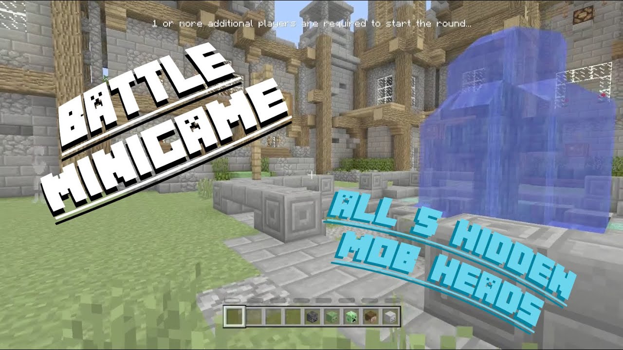 Minecraft Xbox/Playstation/WiiU - Battle MiniGame: ALL 5 HIDDEN MOB ...