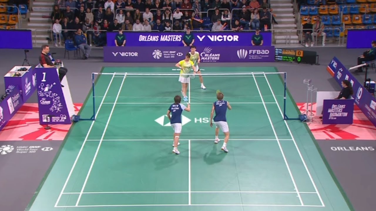 Chung kết cầu lông | Chen/Toh(MAS) vs Ye/Lee(TPE) | Orleans masters ...