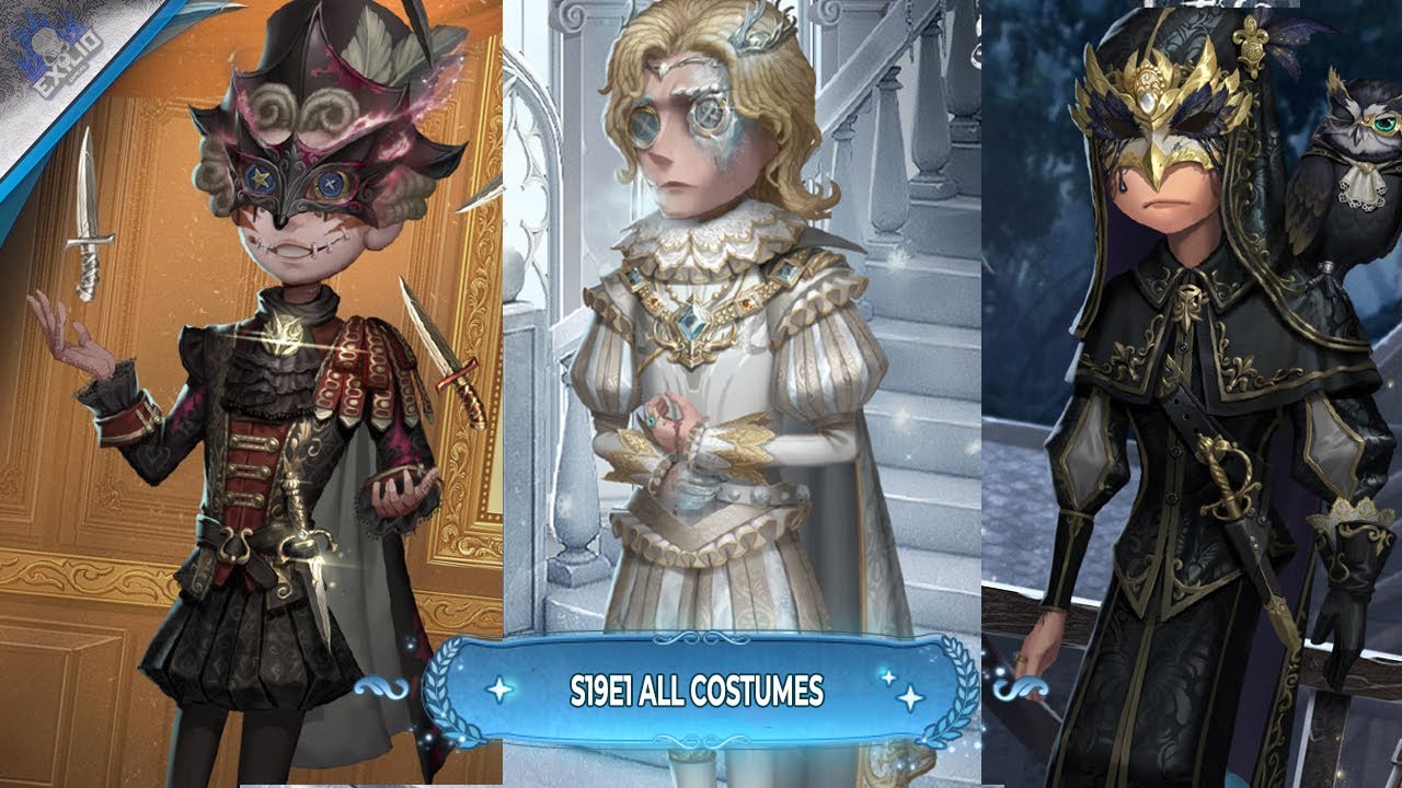 All skins / Novelist / Acrobat / Seer [S19E1] l Identity v - YouTube