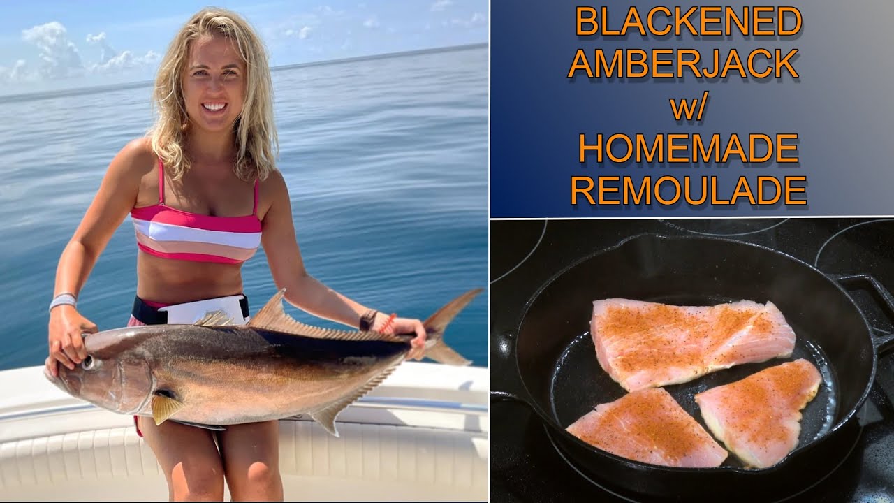 Best Homemade Remoulade and Blackened Amberjack Recipe - YouTube