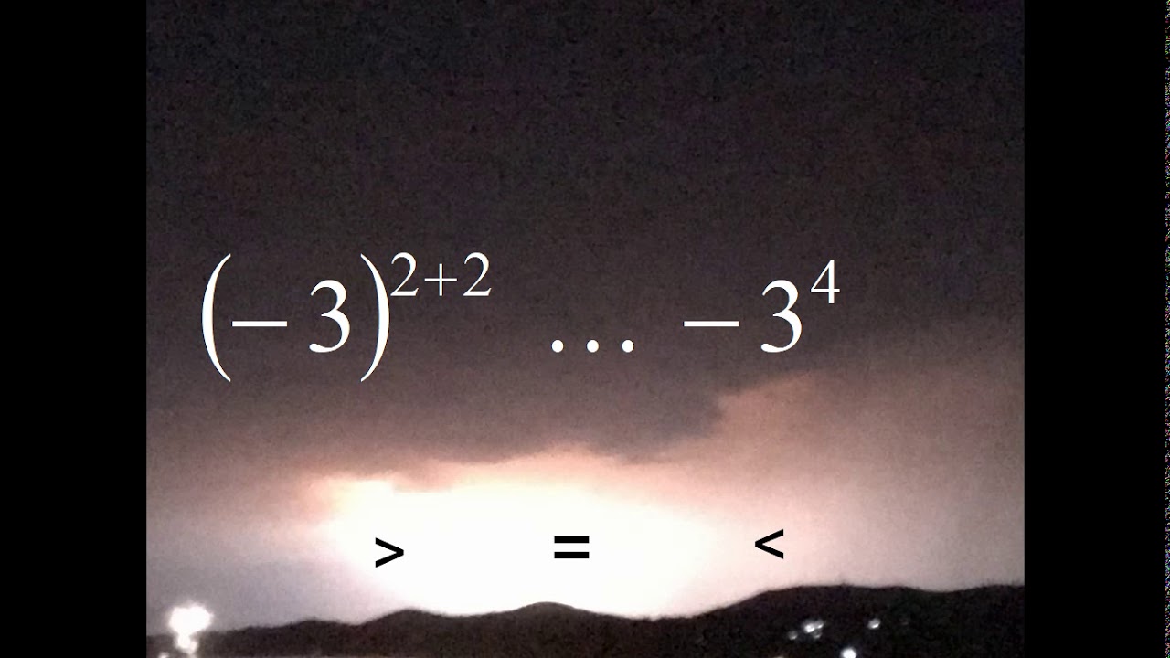 Compare The 2 2 Power Of Negative 3 With The Opposite Of The Fourth