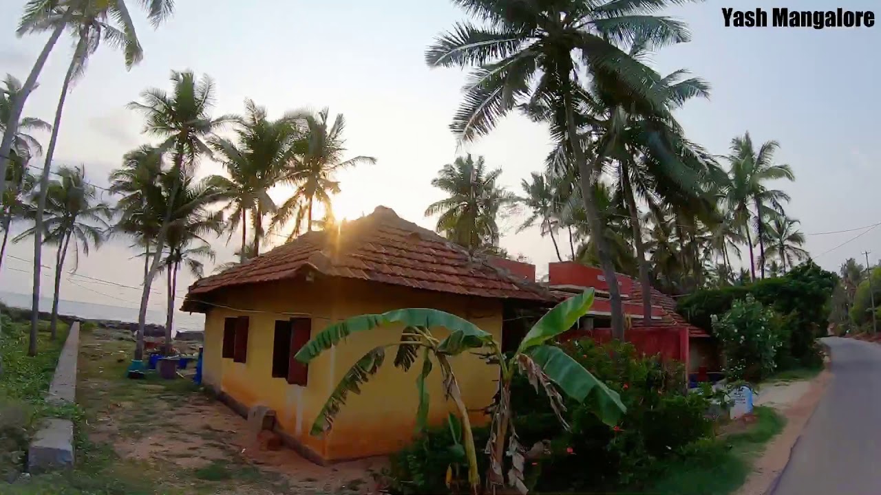 Driving through Sasihithlu Beach Road Mangalore - YouTube