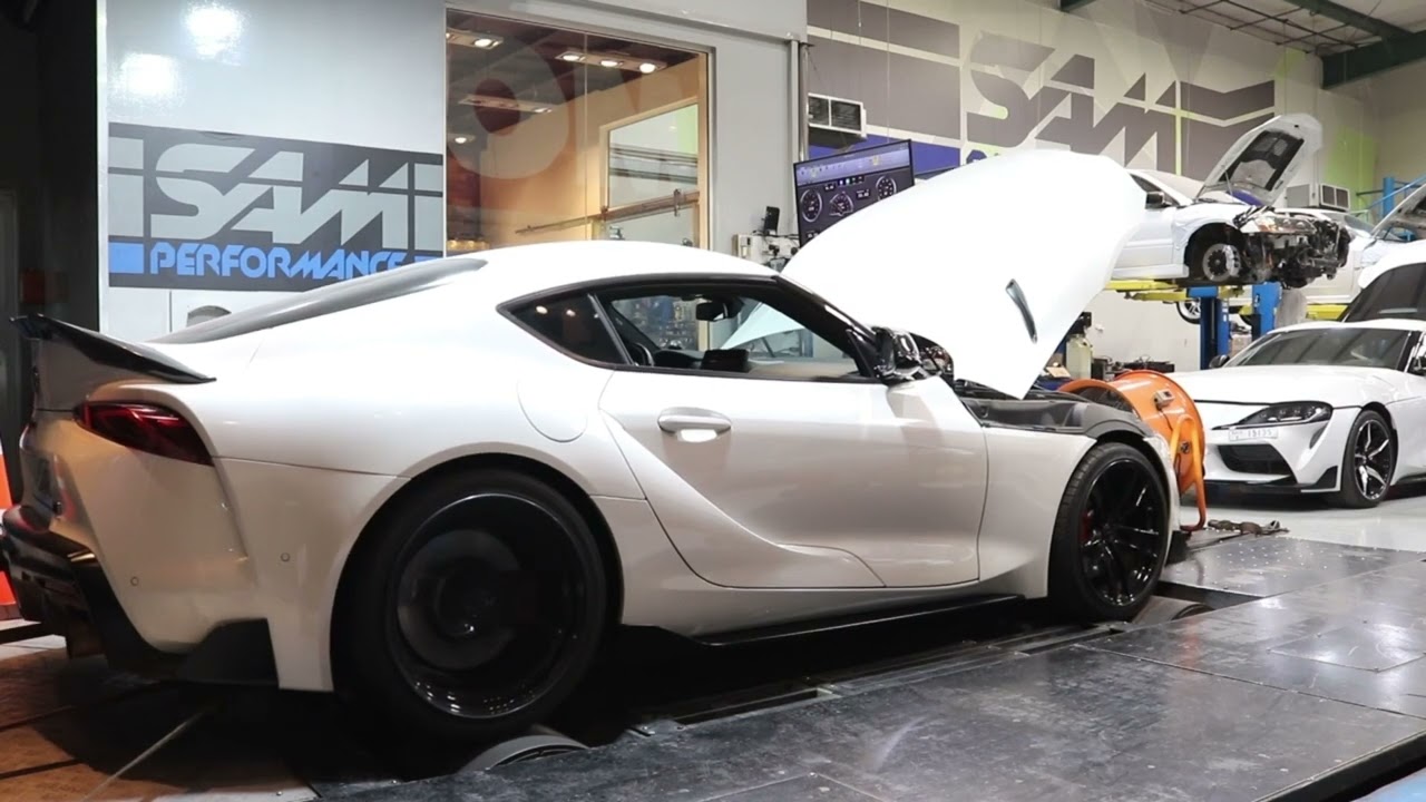 A90 Supra powered by Vargas Turbo on 102 octane race fuel - YouTube