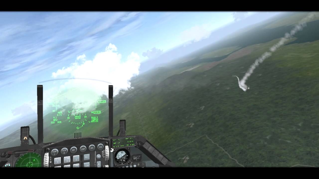 Falcon BMS: "Dodging Missiles" - YouTube