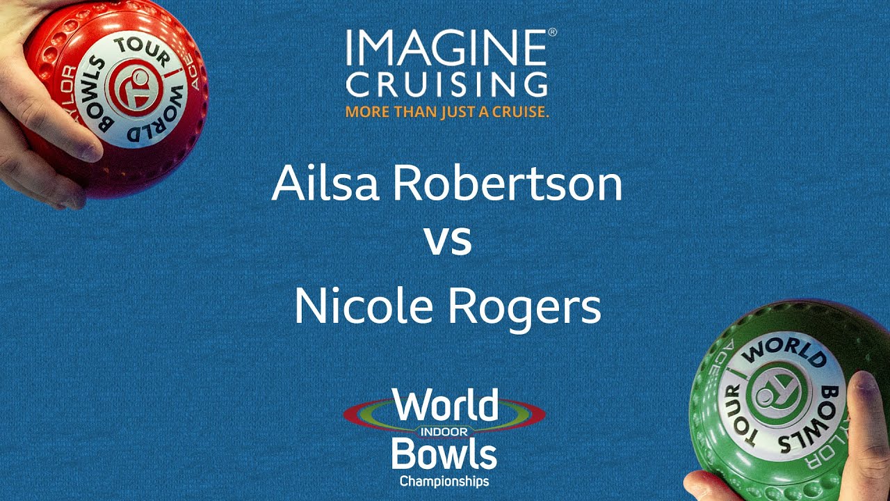 World Indoor Bowls Championship 2024 Ailsa Robertson vs Nicole Rogers ...
