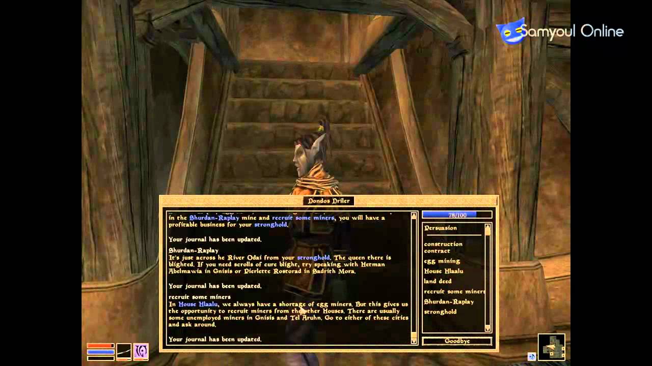 Let's Play Elder Scrolls III 3 - Morrowind - 102 : Persuading Eydis ...