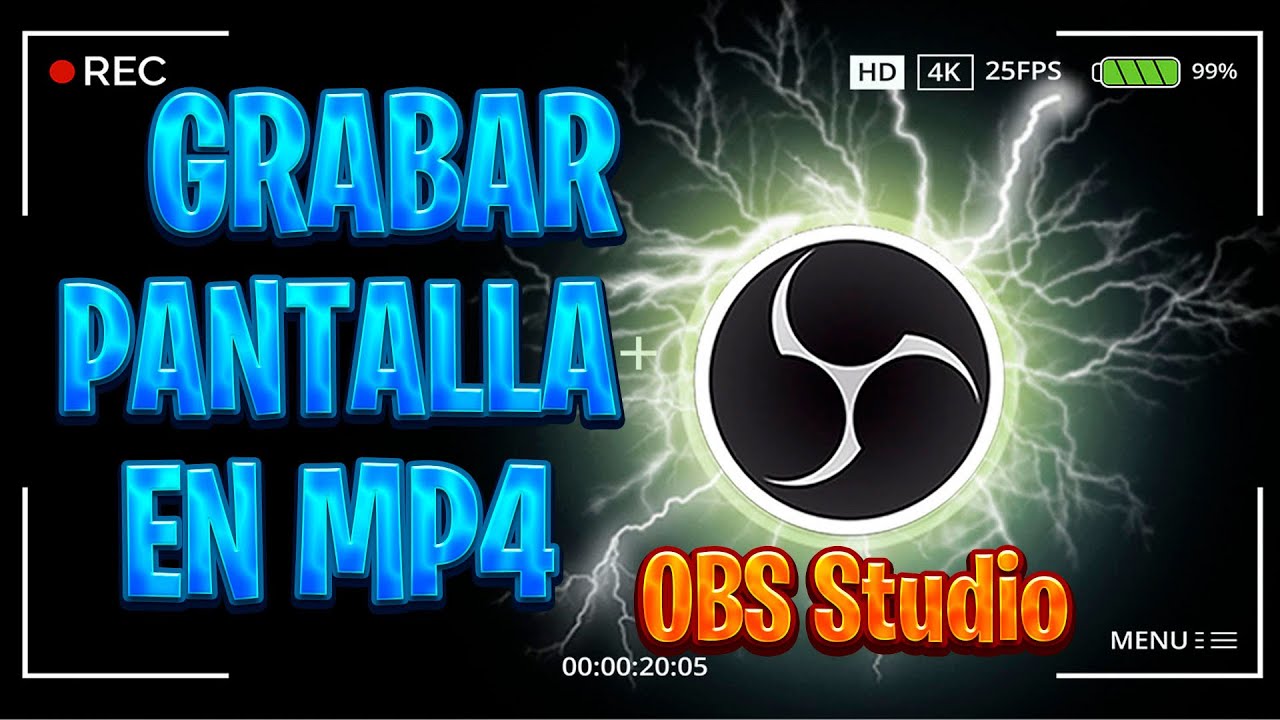 CÓMO GRABAR TU PANTALLA EN MP4 CON OBS STUDIO | CONVIERTE TUS VIDEOS DE FLV A MP4 💻 - YouTube