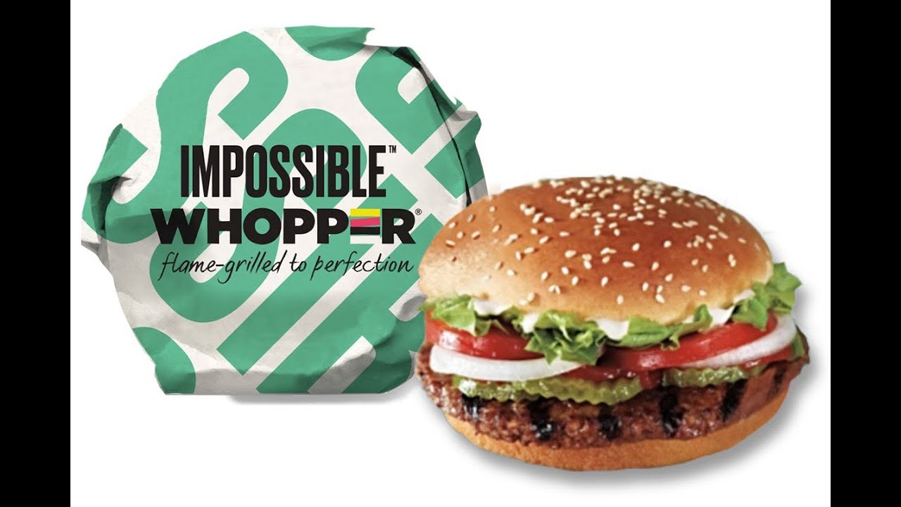 Impossible Whopper Vs Regular Whopper - YouTube