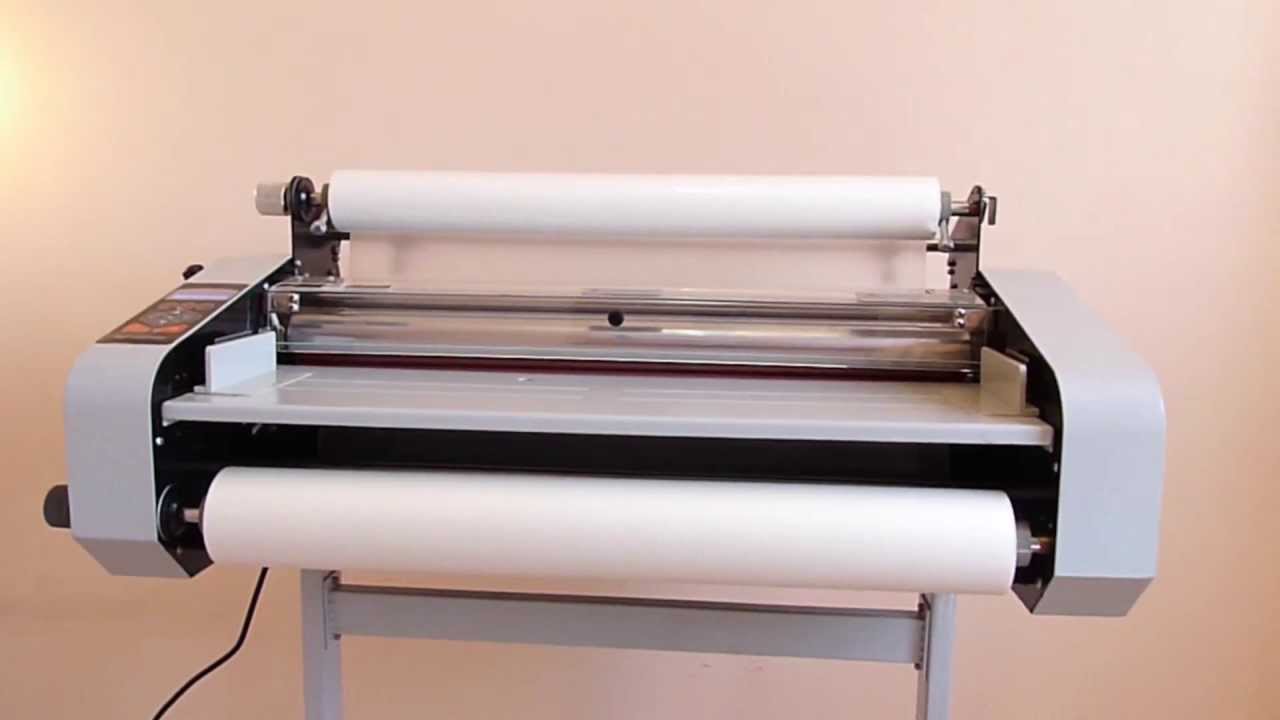 Machine Pelliculeuse a Chaud - YouTube