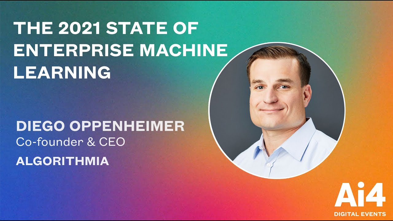 The 2021 State of Enterprise Machine Learning with Algorithmia - YouTube