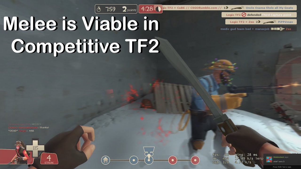 TF2: Melee Is A Viable Competitive Strategy - YouTube