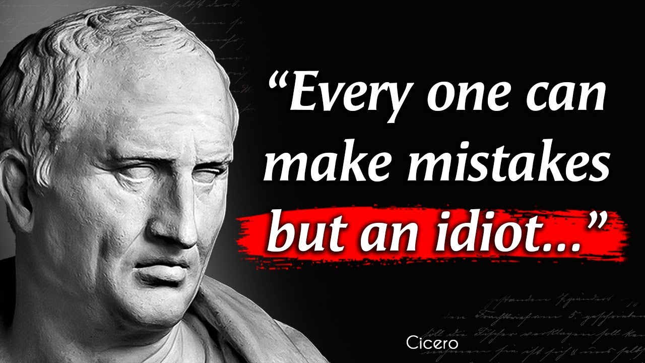 Cicero's Life Quotes To Learn In Youth And Avoid Regrets In Old Age ...