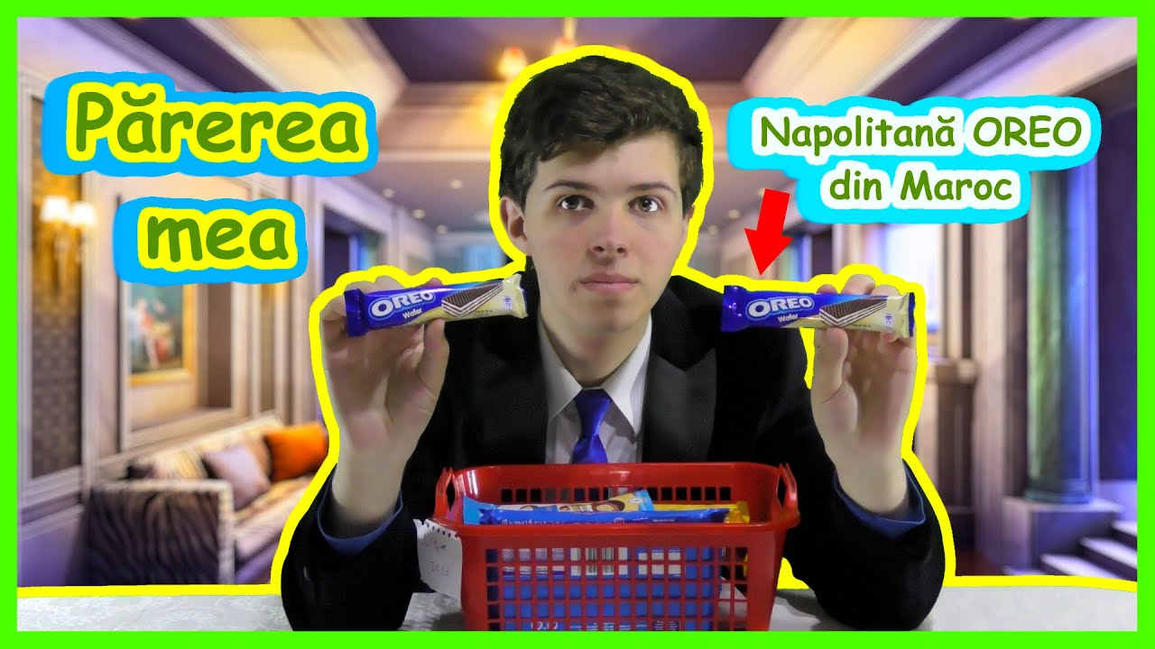 OREO din Maroc | Testez napolitane din Maroc | napolitana oreo wafer ...